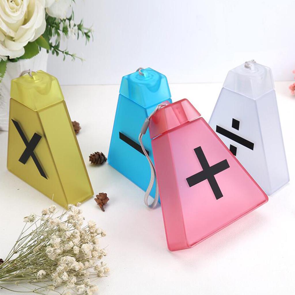 Buy Plastic Portable Triangle Water Bottle Coffee Tea Cup Outdoor Car ...