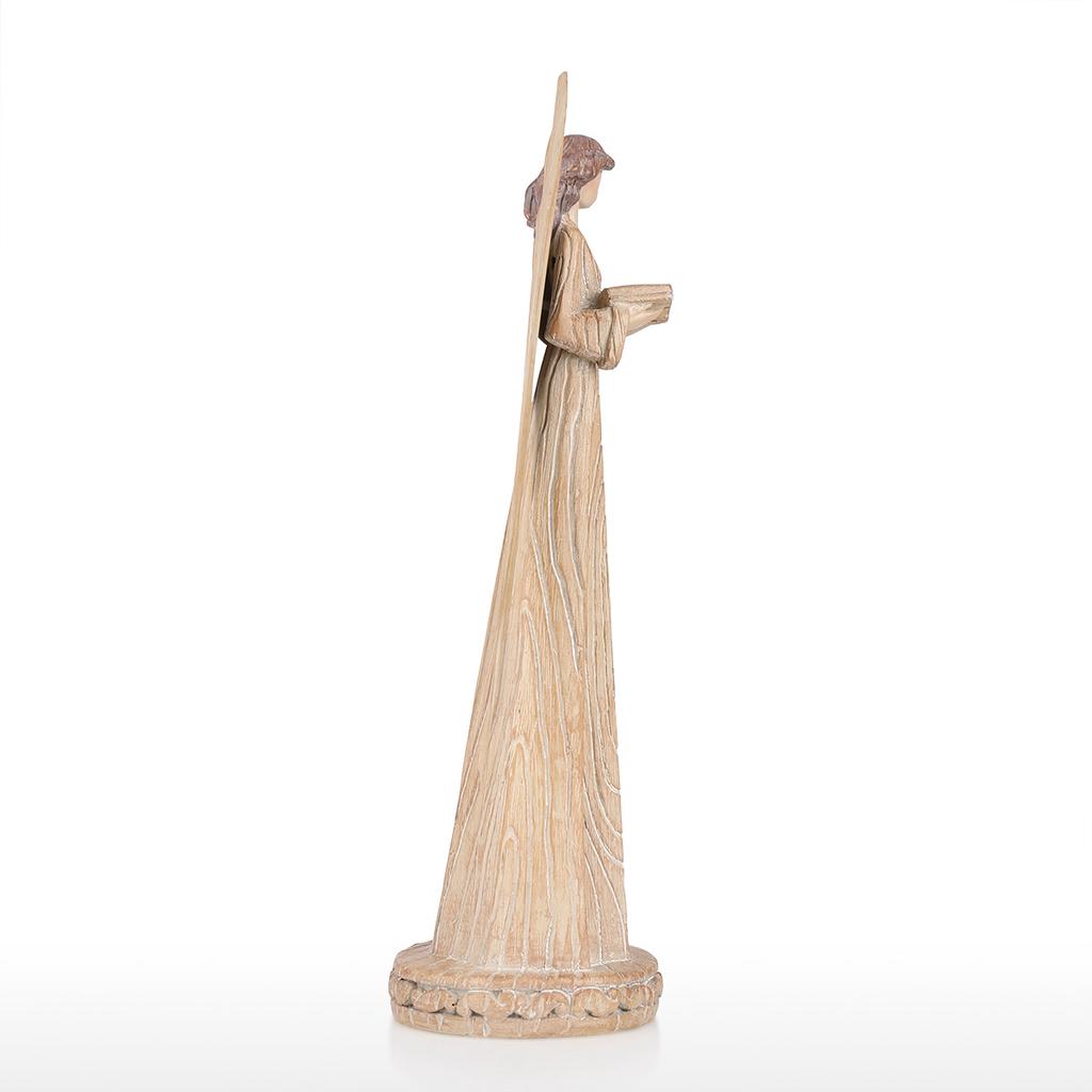 Buy Tooarts Angel Statue Angel Singing Hymns Resin Art Sculpture Home ...