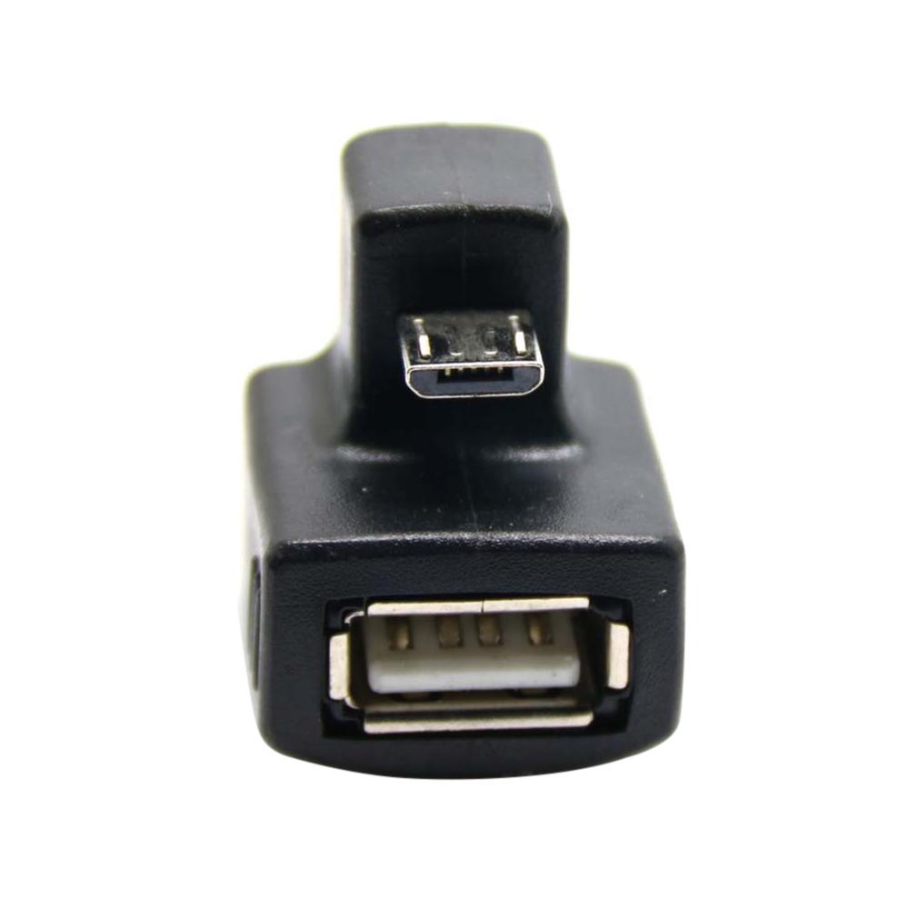Buy Up Down Angled 180 Degree Micro USB OTG To USB 2.0 Female Extension ...