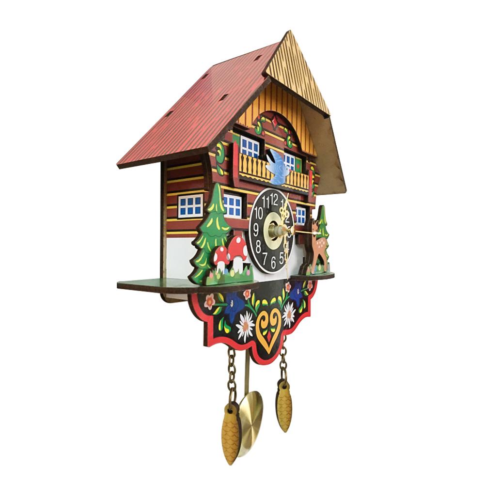 Buy Handcraft Clocks Carving Wall Retro Timer Cuckoo Home Decor Swing ...