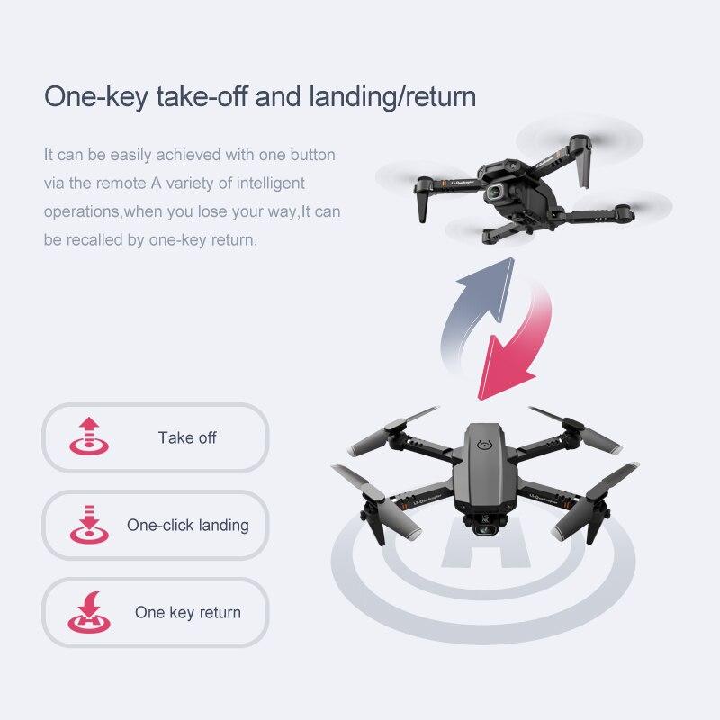 Buy Mini Drone XT6 4k HD Camera Visual Positioning 1080P WiFi FPV Drone ...