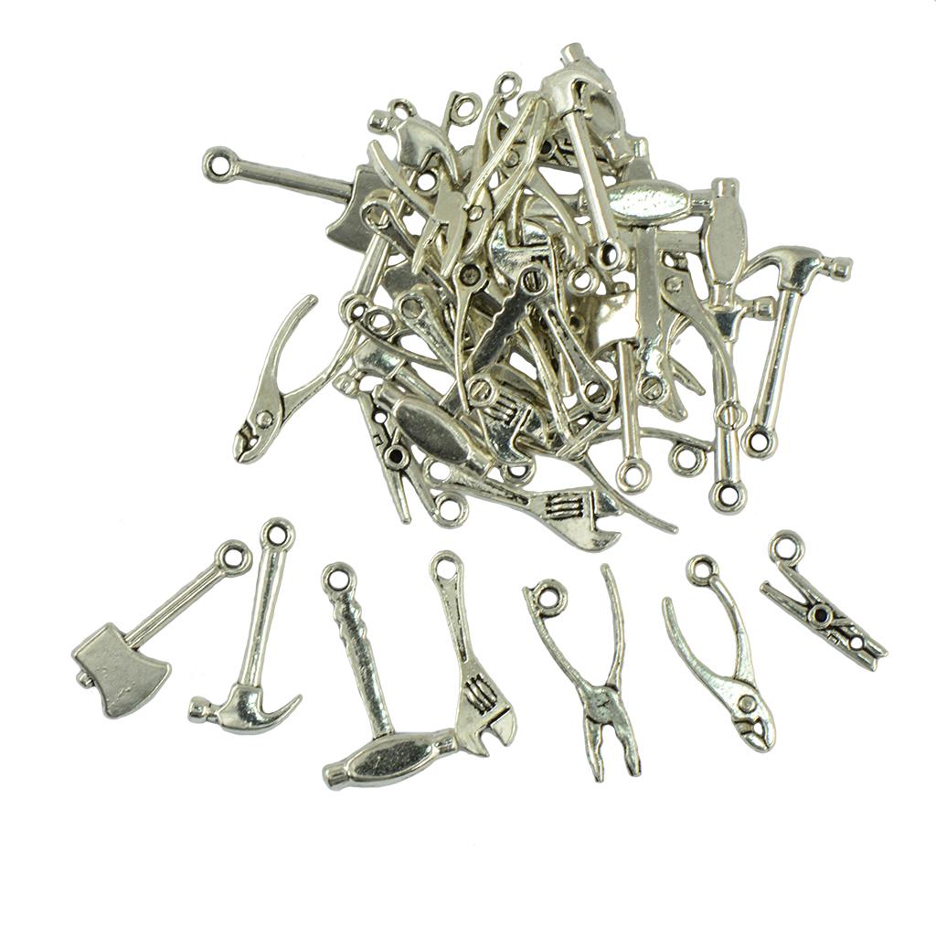 Cheap 40pcs Assorted Antiqued Alloy Ramdon Hardware Tools Pendant ...