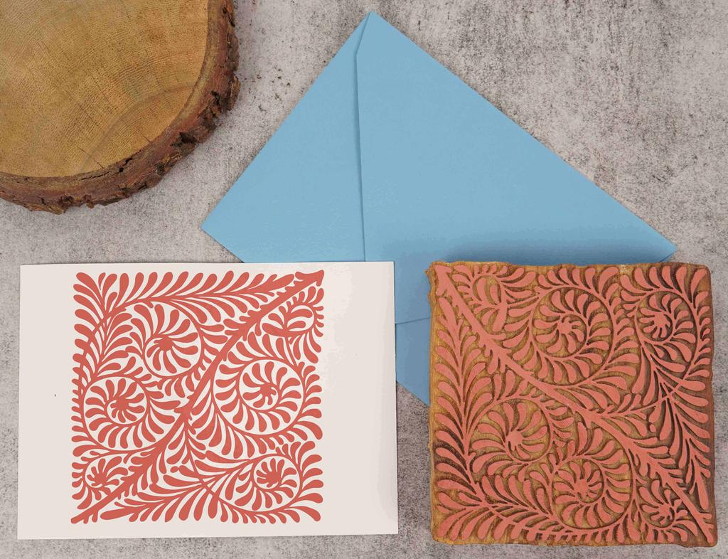 Cheap IBA Indianbeautifulart Textile Printing Block Asian Leaf Block ...
