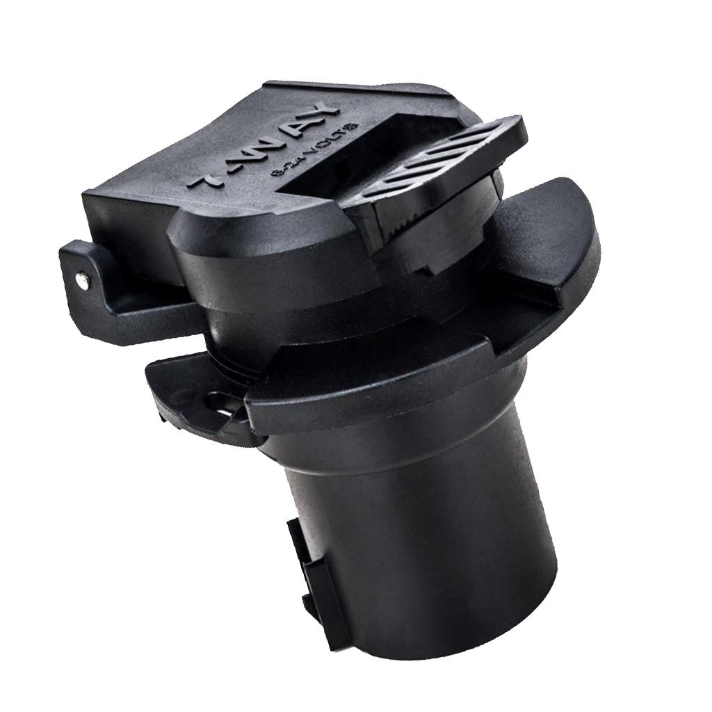 Buy 7 Way Trailer Truck Camper Blade Plug Socket With Cap Wear ...