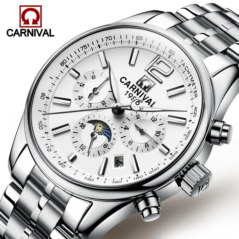 Buy Luxury Men Watch Automatic Mechanical Waterproof Wristwatch Relogio ...