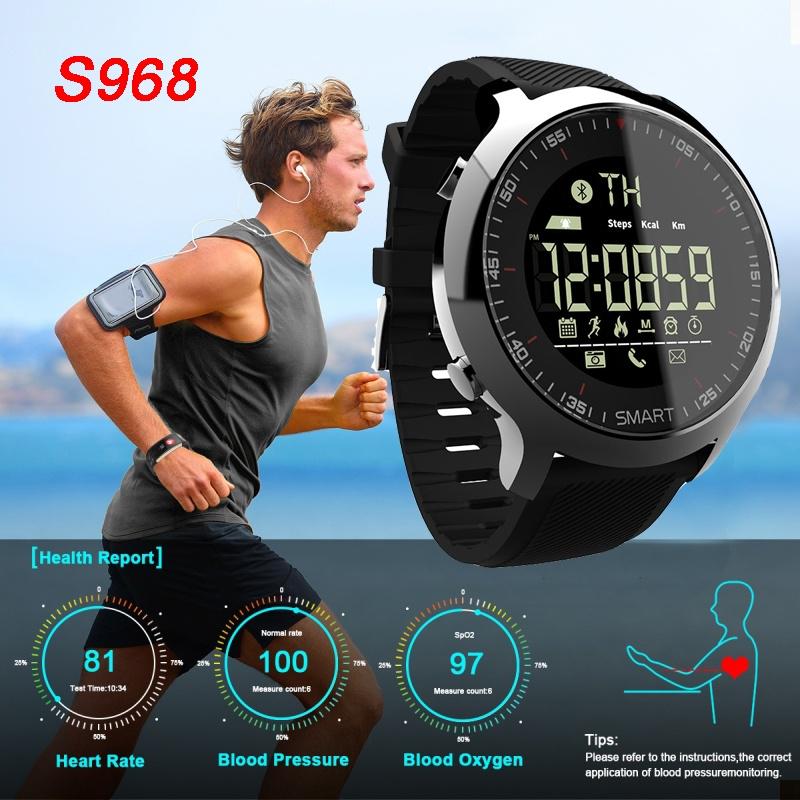 Buy Smart Watch IP68 Waterproof 5ATM Pedometer Message Reminder Long ...