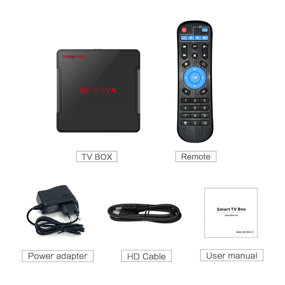 Buy N5 NOVA Android 9.0 4G+64G RK3318 Quad Core 4K H.264 Wifi BT4.0 Set ...