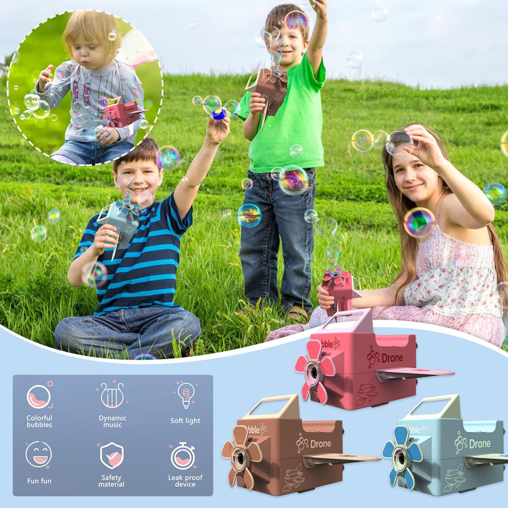 Children's Electric Bubble Cartoon Airplane Wrist Bubble Machine ...