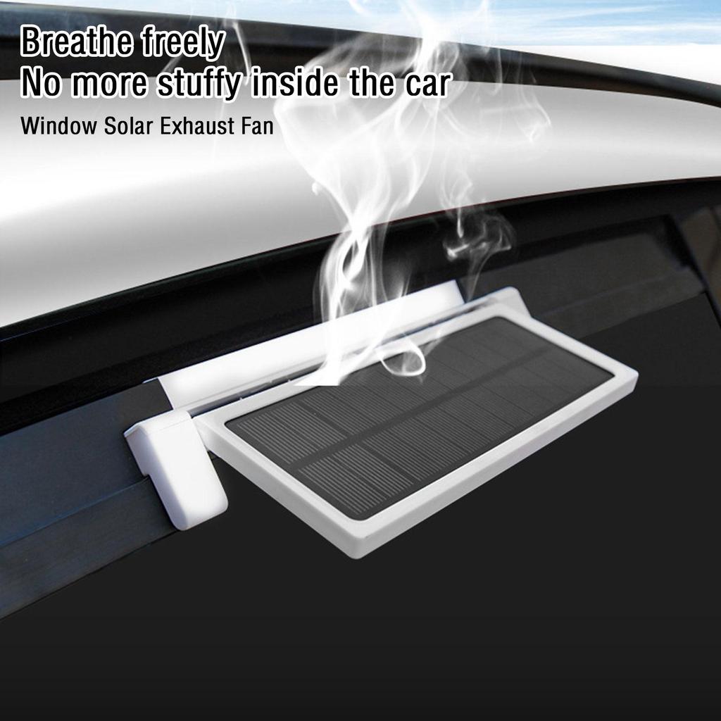 Cheap Car Exhaust Fan Solar/USB Dual Charging Car Exhaust Radiator Acc ...