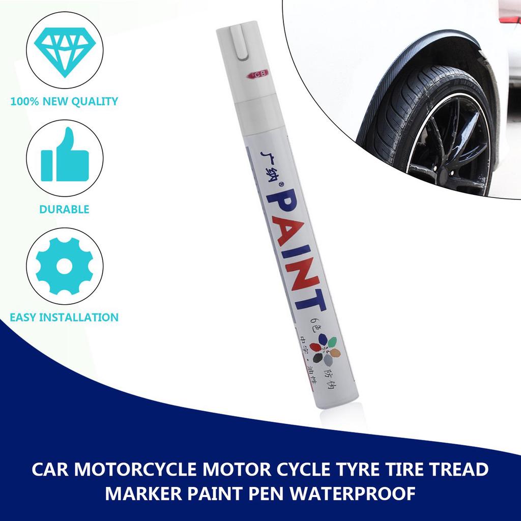 H-RaininMay Car Motorcycle Motor Cycle Tyre Tire Tread Marker Paint Pen ...