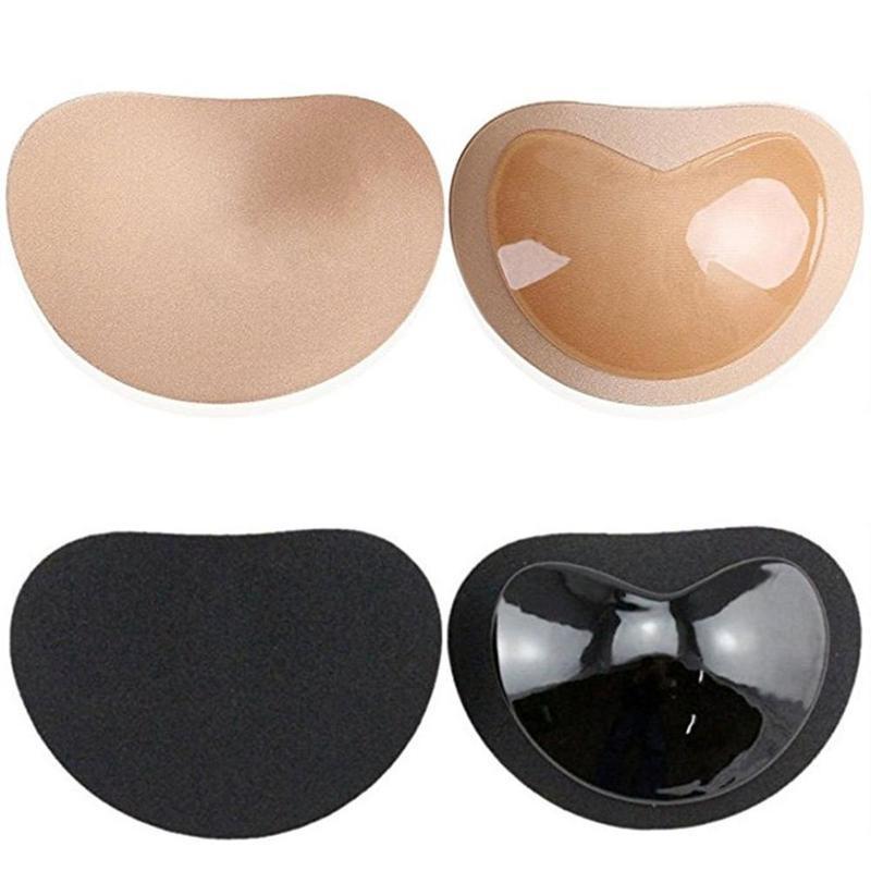 Stick on Adhesive Push Up Silicone Gel Bra Fillets Inserts Pads Breast ...