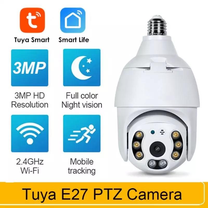 Buy E27 Bulb Camera 3MP Smart Home Video Surveillance WiFi 1080P ...