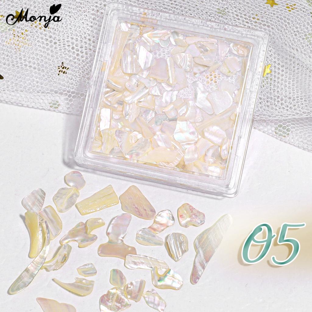 💰Köp billigt online Monja Nail Art Decorations Glitter Seashell Slices ...