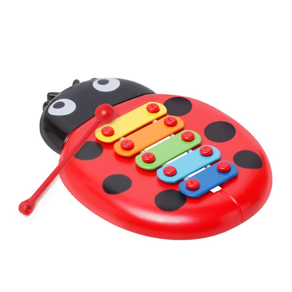 Buy Children's Percussion Instrument Toy Mini Seven-Star Ladybug Knock ...