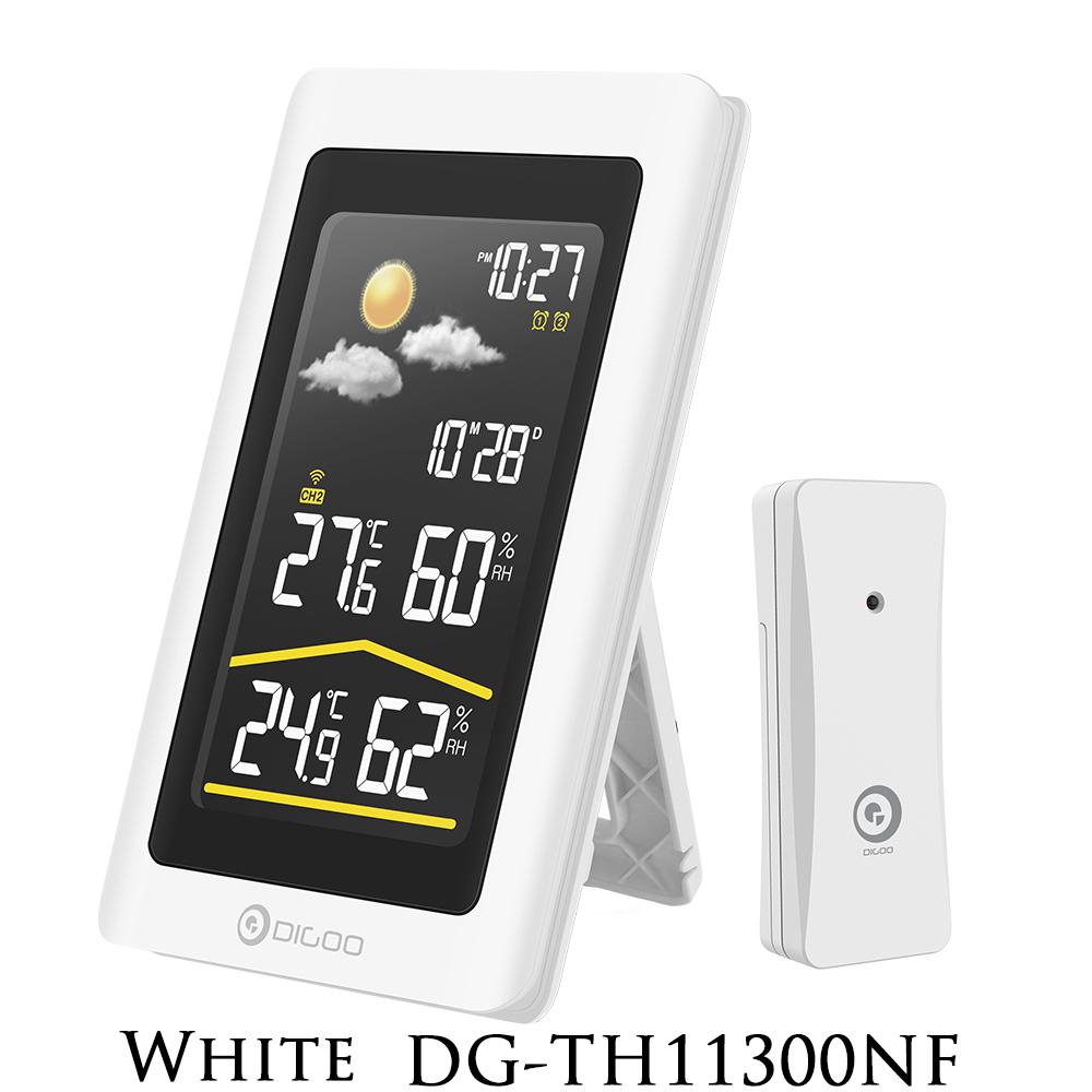 Buy Digoo DG-TH11300 Clock Wireless Weather Station USB Thermometer ...