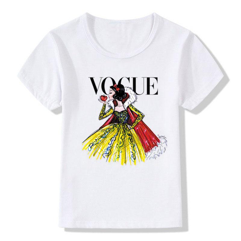 Baby Girls T shirt Kids Cartoon Pattern Print T-shirts 2019 Summer ...