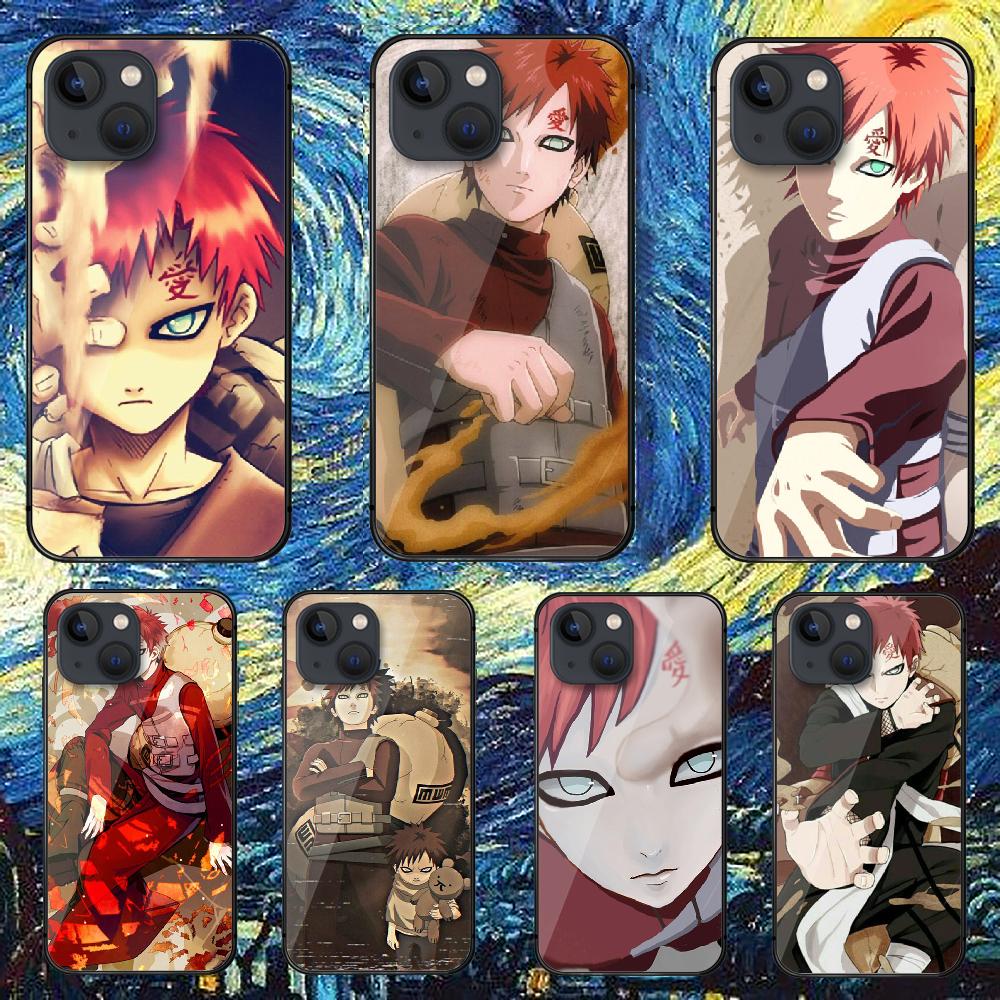 Buy Gaara Sand Anime Tempered Glass Phone Case For Iphone Samsung ...