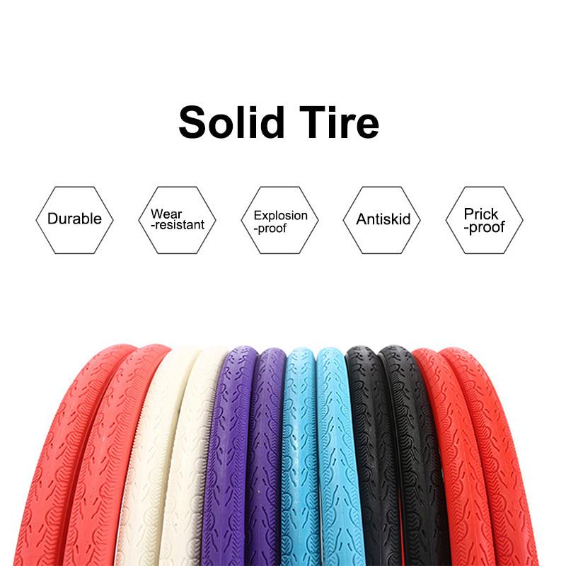 Solid Bike Tire Inflatable Tubeless Fixed Explosion proof Gear Cycing ...