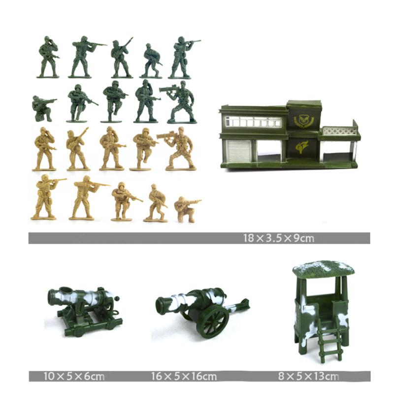 Buy Children DIY Soldiers Model Toys Military Army Scene Accessories ...