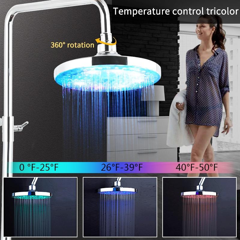Buy 8 Inch High Pressure Handheld Bathroom Shower Head Water Saving ...