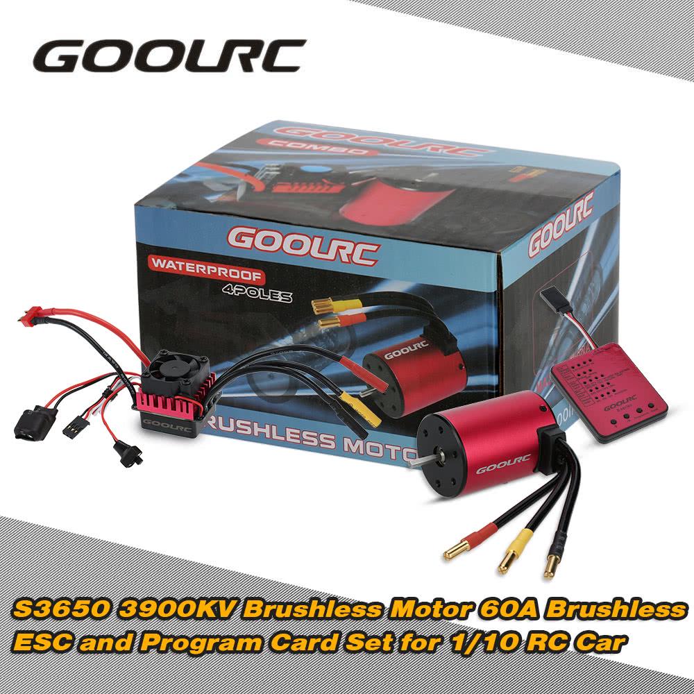 Buy JL Original GoolRC S3650 3900KV Sensorless Brushless Motor 60A ...