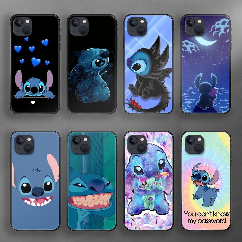 Buy Little Monster Stitchs Black Phone Case For Iphone Xiaomi Mi Redmi ...