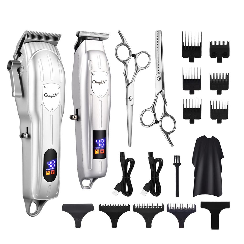 Buy CkeyiN Hair Clipper Professional Hair Trimmers 9 Limit Combs ...