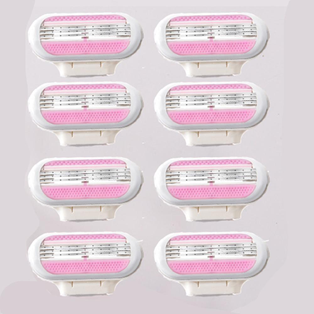 Buy Safety Razor Women Female Shaver 3-Blades Shaving Hair Removal ...