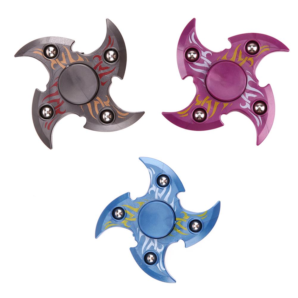 Tetra-Spinner Fidget Toy Plastic EDC Hand Spinner For Autism ADHD ...