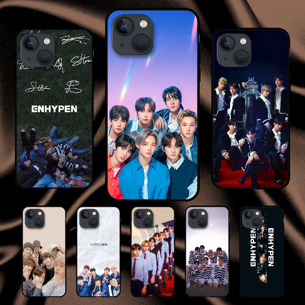 Buy Enhypen Kpop Boy Group Phone Case Cover For Iphone Samsung Galaxy Xiaomi Mi Redmi Note S 7 8 ...