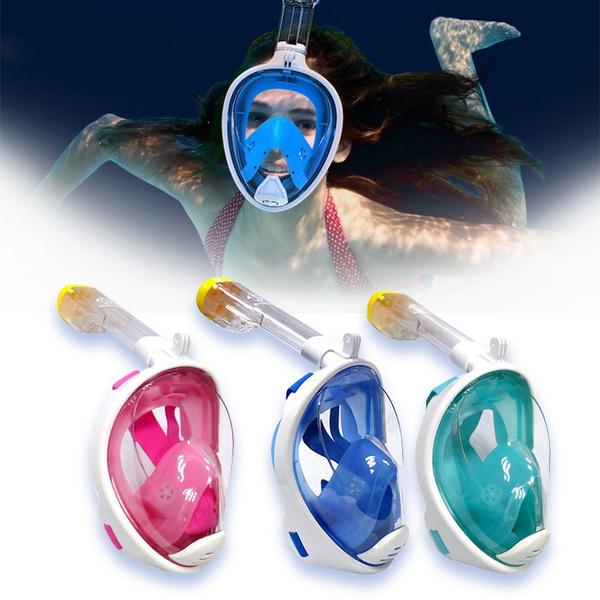 Anti Fog Full Face Diving Mask Diving Swimming Artifact Look Underwater ...