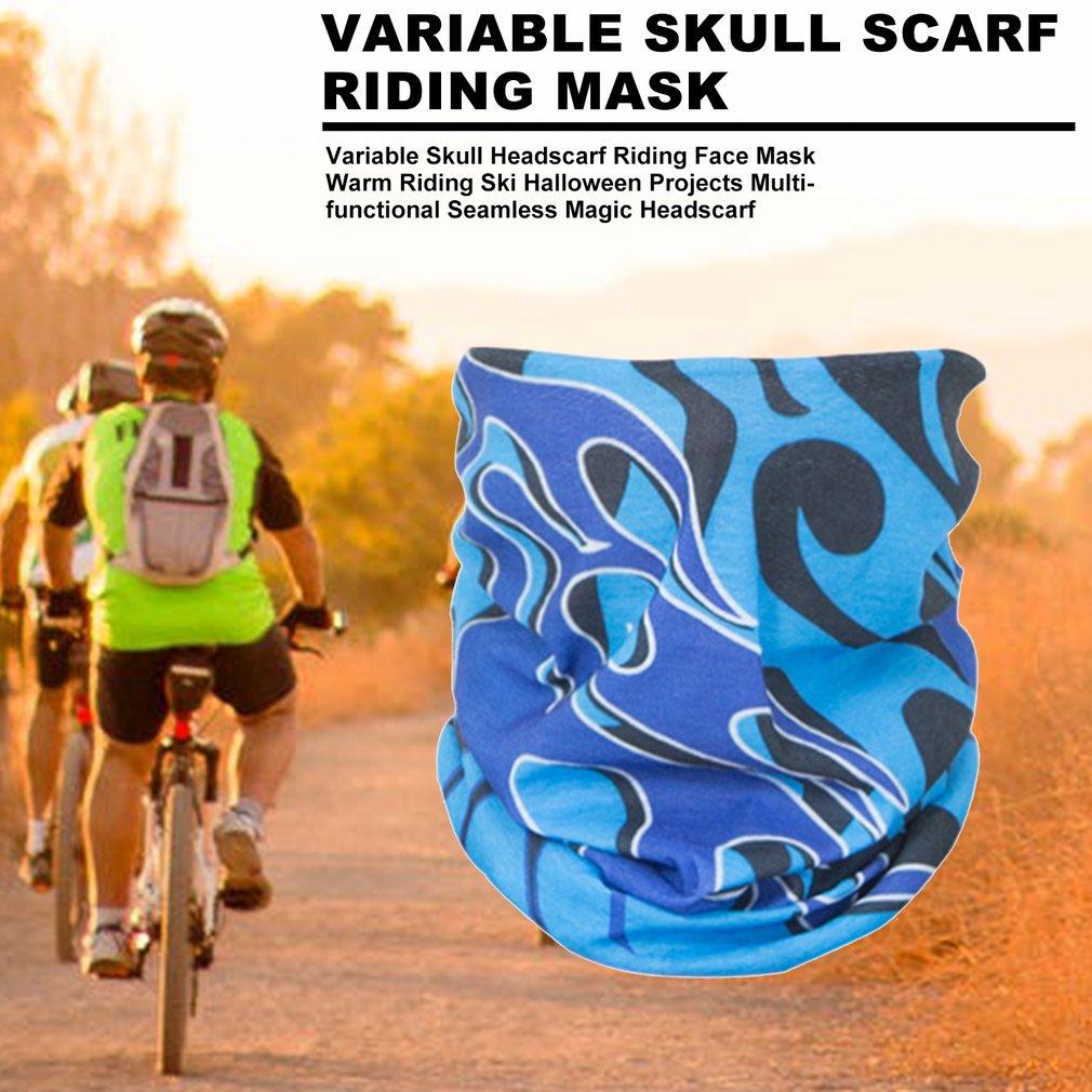 Scarf Riding Mask Warm Halloween Props Multi-function Seamless Magic ...
