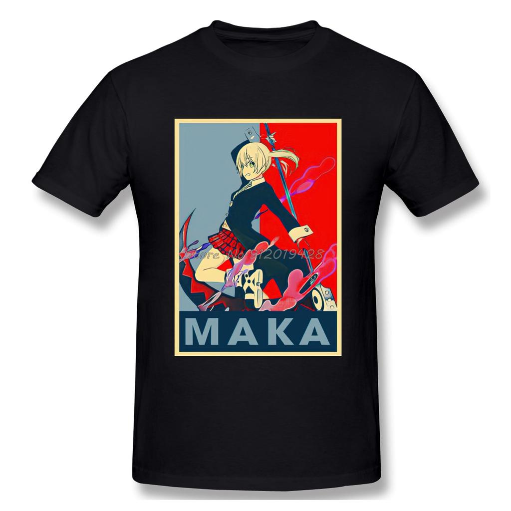 T-Shirt Cartoon Anime Maka Soul Eater Japanese Dark Fantasy Anime ...