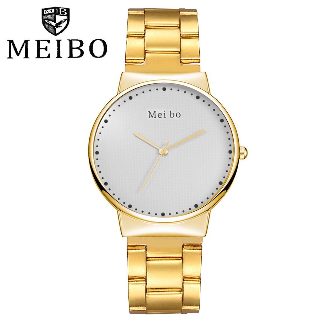 Buy MEIBO Women's Quartz Stainless Steel Newv Strap Watch Analog Wrist ...