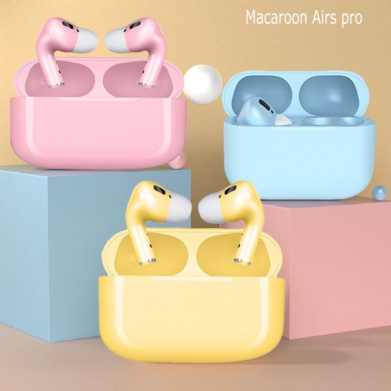 Buy TWS Bluetooth Wireless Headsets Macaroon Popup Earphone Touch ...