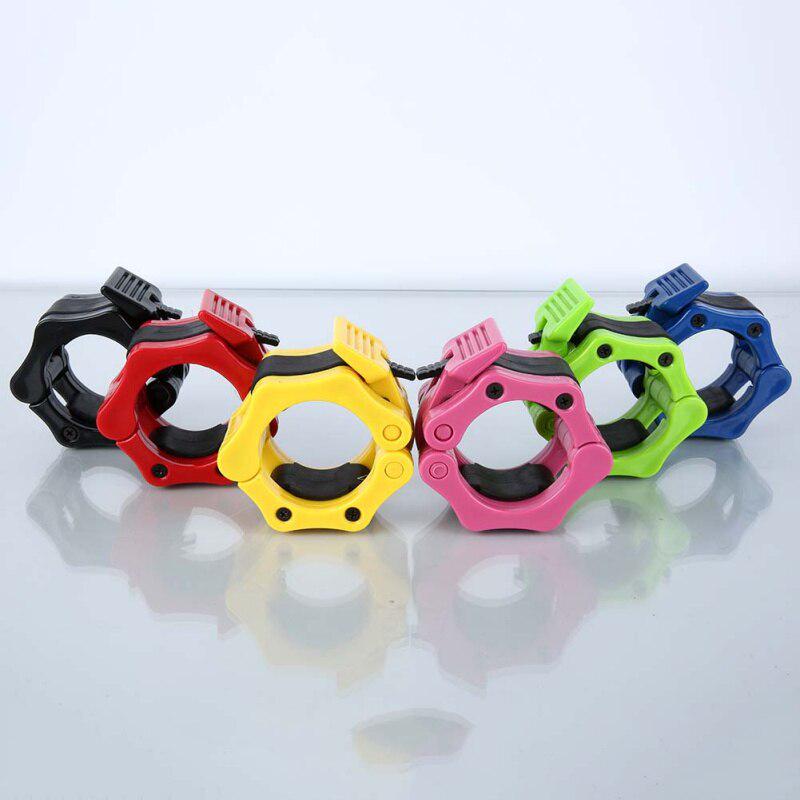 2pc 50mm/2inch Exercise Collar Olympic Standard Weight Bar Clamps Gym ...