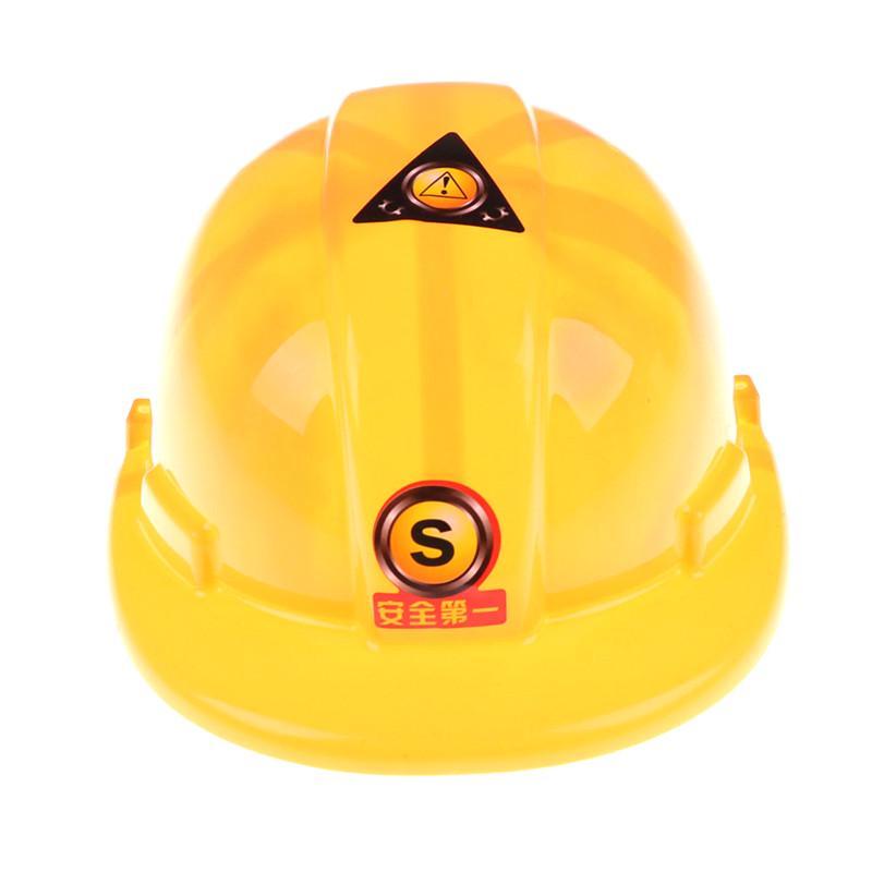 Buy 1Pc Simulation Safety Helmet Pretend Role Play Hat Toy Construction ...
