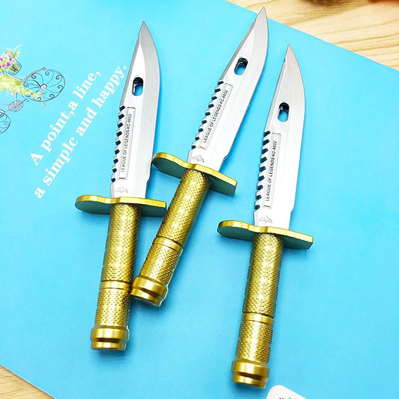 Buy 1Pcs Gel Pen Knife Dagger Shape Pens School Office Stationery Gift ...