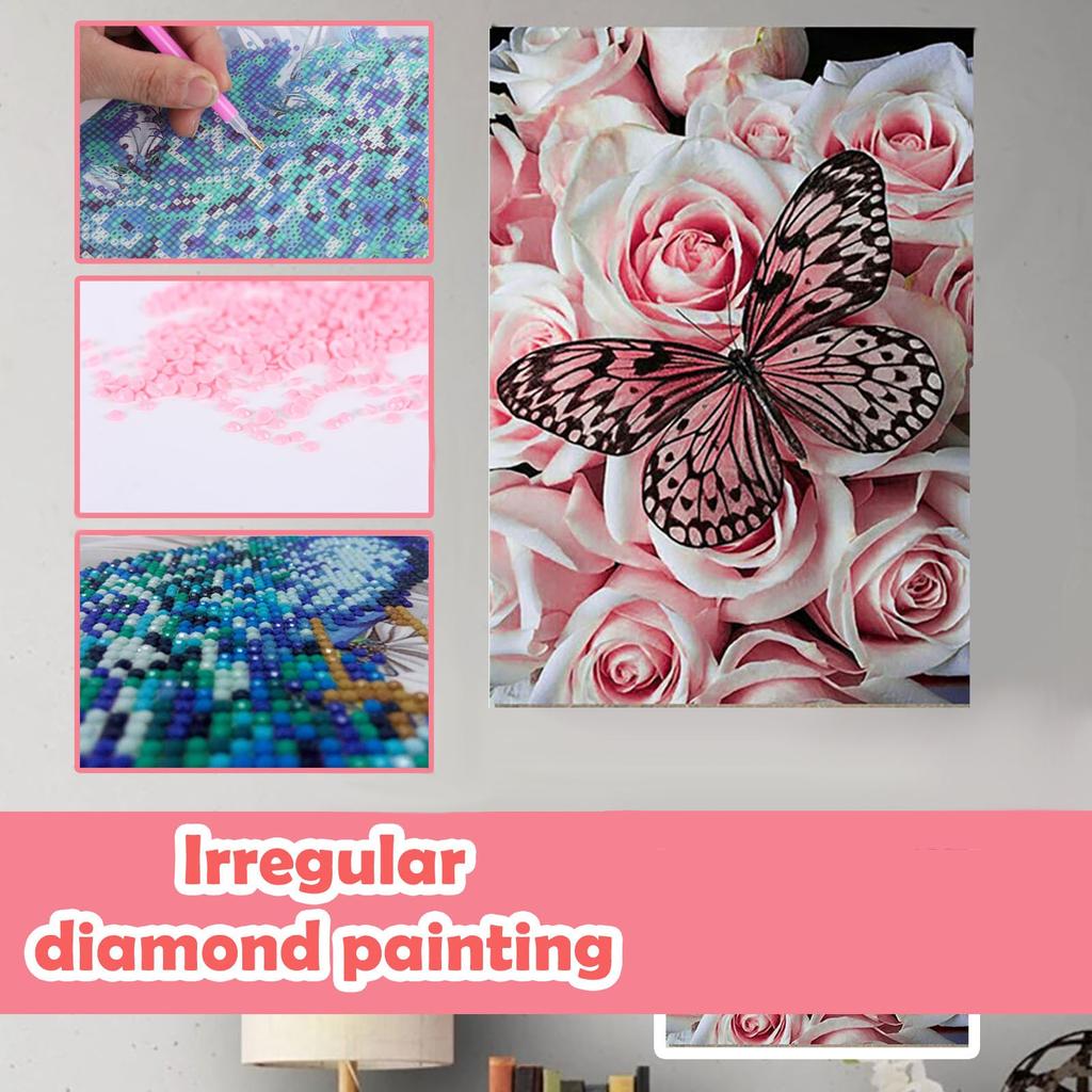 Crystal Bright Diamond Diy Shaped Diamond Flower Diamond Painting ...