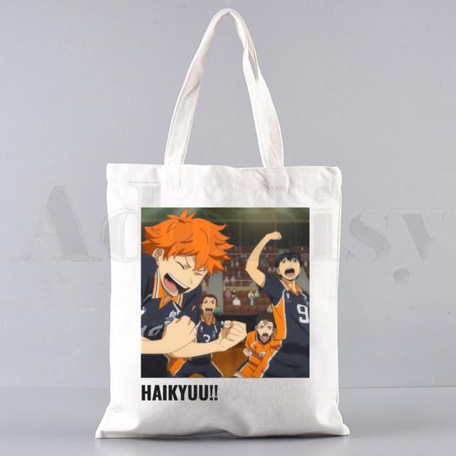 Buy Oya Oya Oya Haikyuu Shopping Bag Shopper Jute Bag Shopping Kuroo ...