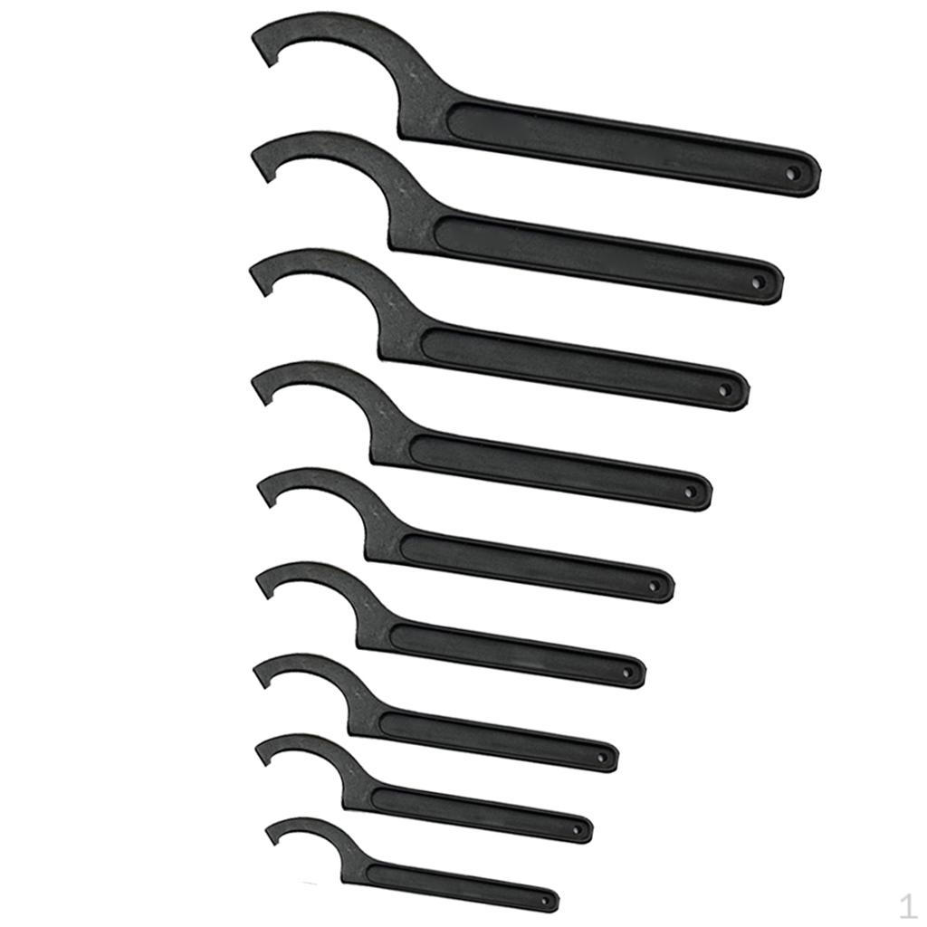 Buy 9x 2295 High Carbon Steel ER Hook Wrench Spanner CNC Collet Chuck ...