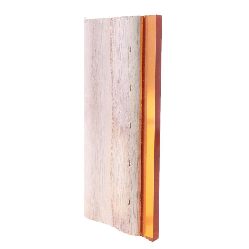 Buy Silk Screen Printing Squeegee Rubber Blade Wood Handle Ink Scraper ...