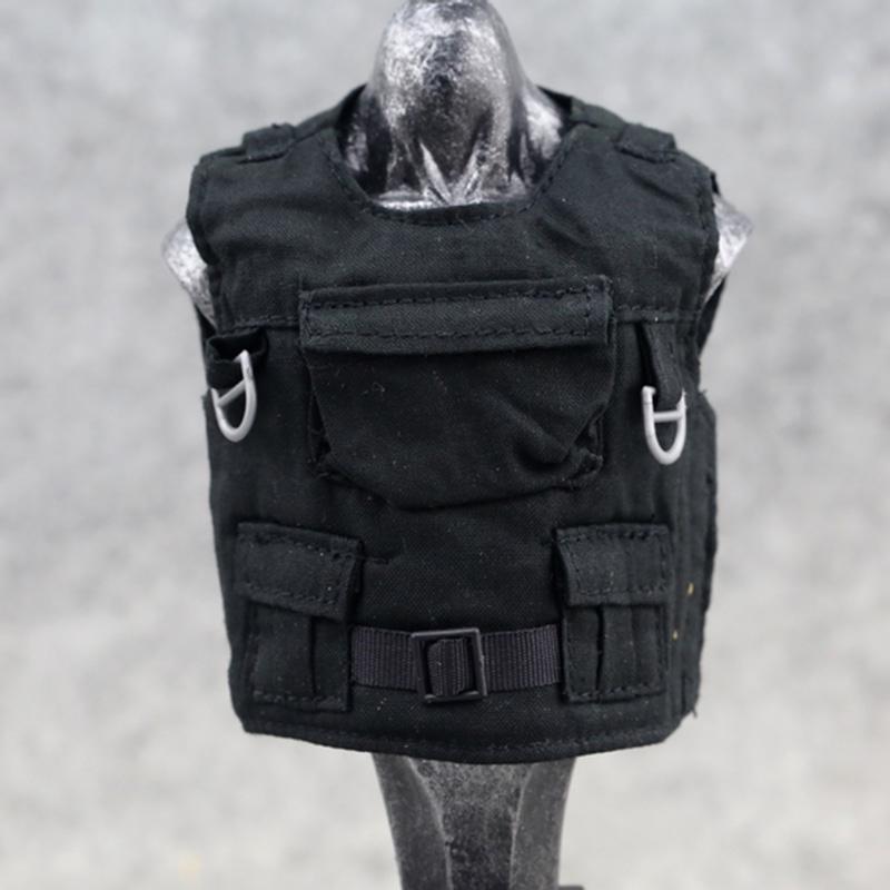 1/6 Scale Model Black Tactical Bulletproof Vest Body Armor for 12 ...