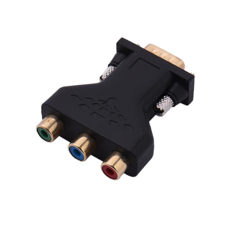 Buy VGA Male To AV Three Color Difference Conversion Connector at ...