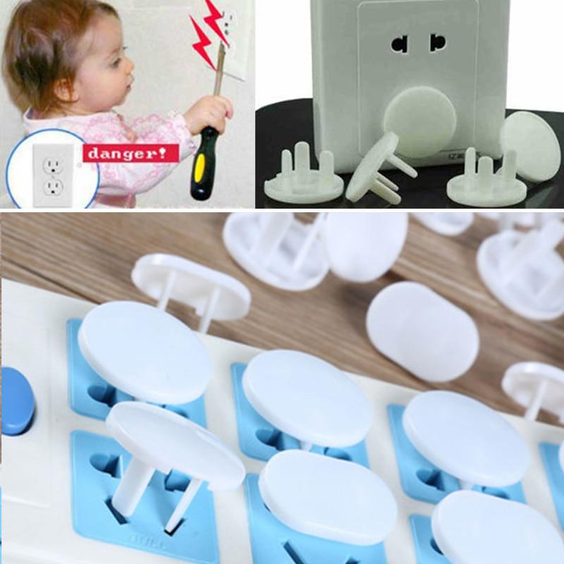 20Pcs/Lot Protection Child Electric Socket Outlet Two Phase Safe Lock ...