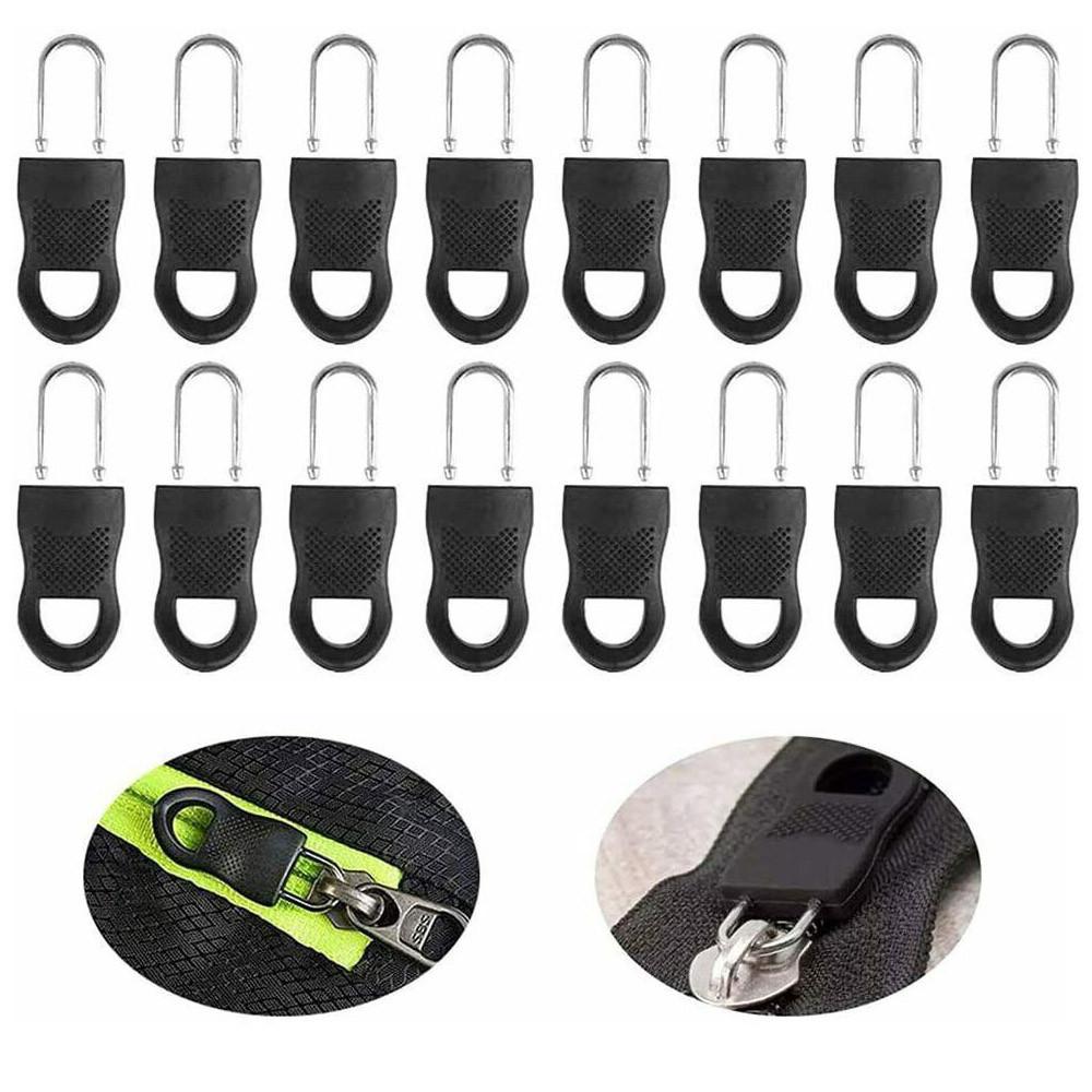 16PCS Universal Detachable Zip Zipper Puller Set Wide Waistbands ...