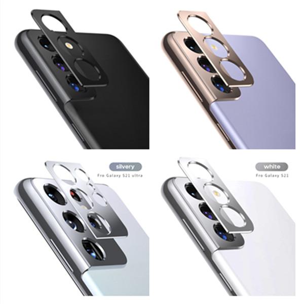 Buy For Samsung Galaxy S21 Ultra S21 Metal Ring Cover Camera Lens ...