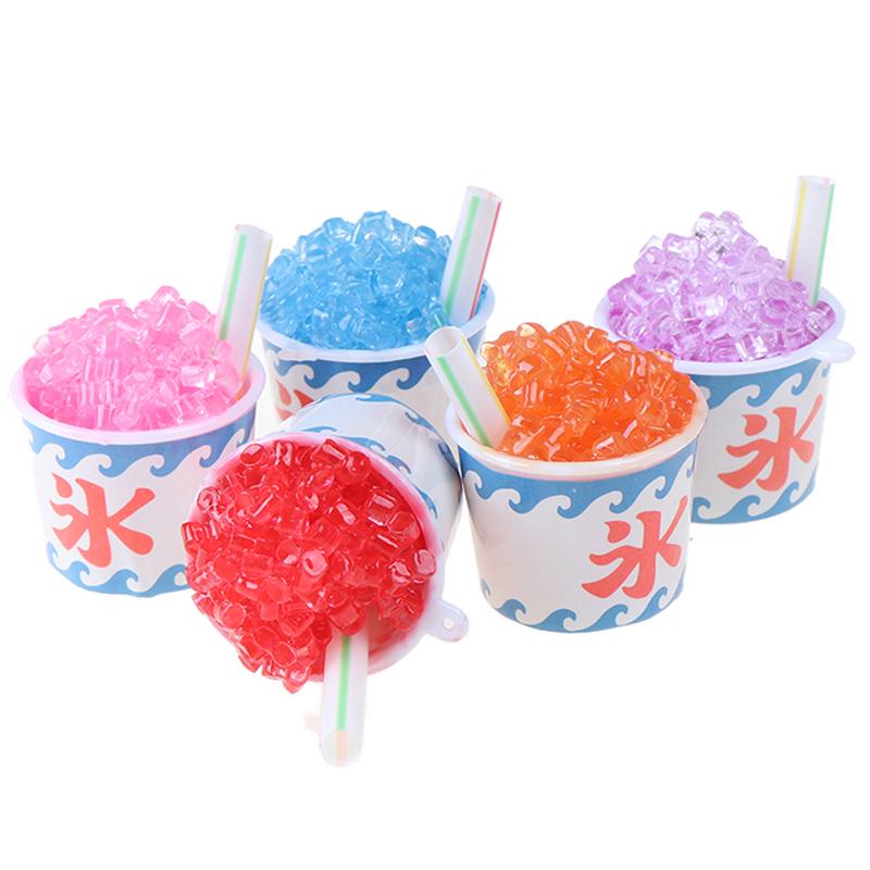Buy 1Pc Dollhouse Miniature Ice Cups Model Kids Pretend Play Food Play ...