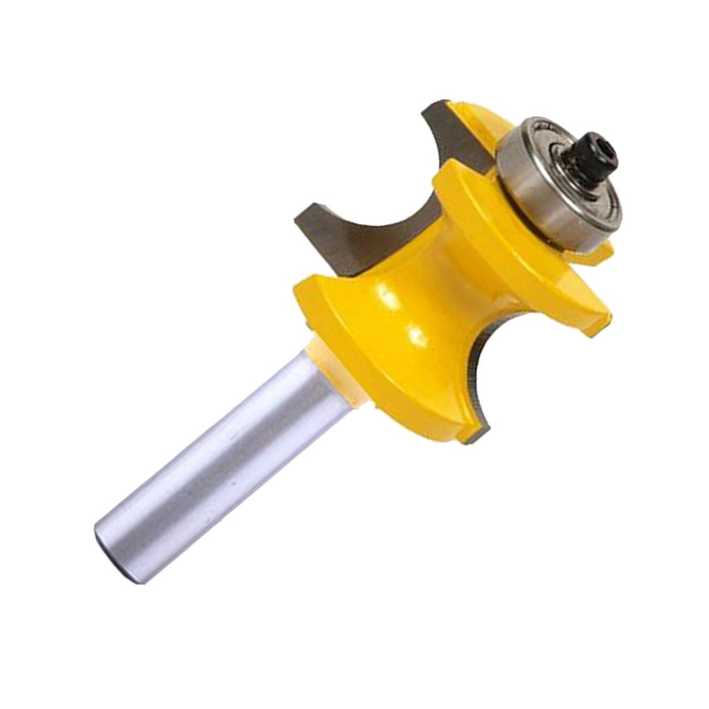 Buy 8mm Shank Bullnose Router Bit C3 Carbide Tipped Woodworking Cutter ...