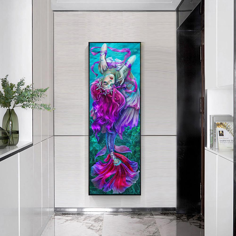 Cheap DIY Fashion Mermaid Full Drill Diamond Painting 5D Bead Art ...